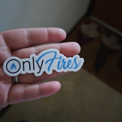 Only Fires Sticker 3 X 1 Made by Texas Firefighters HIGH QUALITY Free ...