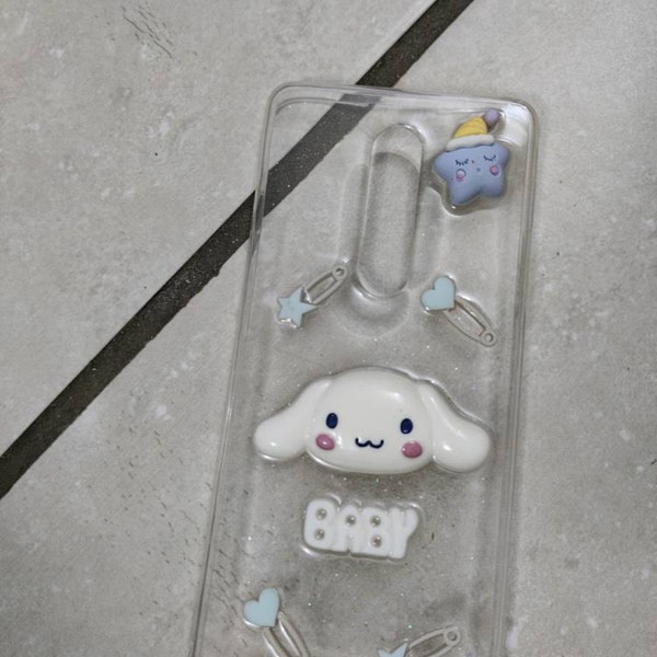 IPhone 16 15 14 13 Pro Max,handmade Cute Girl Hairpin Clear Case for ...