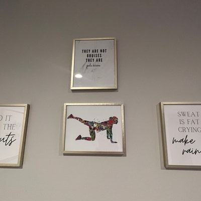 Workout Art Print, Exercise Print, PRINTABLE, Workout Watercolor, Gym ...