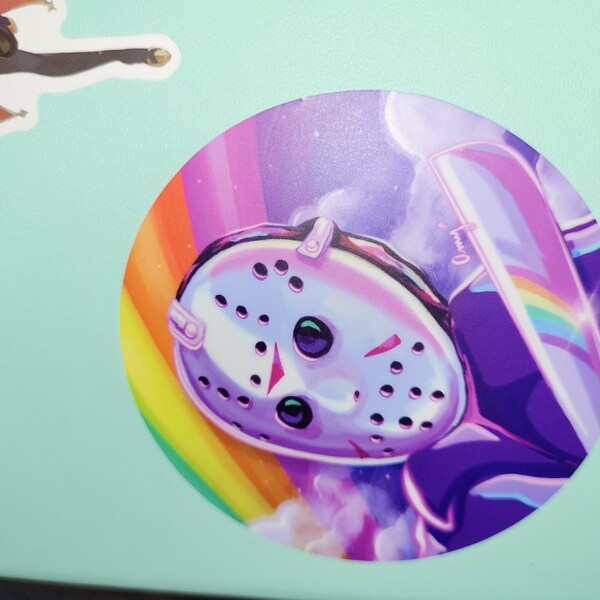 Ghostface Scarebear Sticker, Vinyl Sticker, 90s Stickers, Scream ...