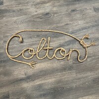 Rope Art Family Love Rope Art Love Heart, Rope Home Decor, Rustic Heart ...