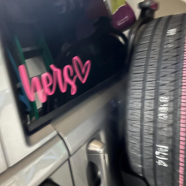 Hers | Driven by a Girl | Truck Girl | Hers NOT HIS Decal | Female ...