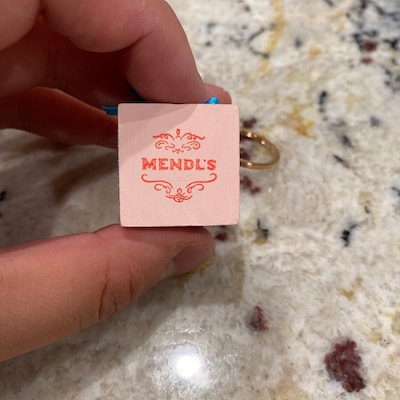 Mendl's Box Wooden Keychain Grand Budapest Hotel Wes - Etsy