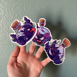 Pokémon in Bubbles Clear Waterproof Vinyl Stickers - Etsy