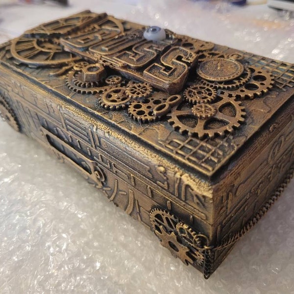 Exclusive Steampunk Tissue Box, Handkerchief Dispenser, Practical ...
