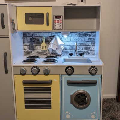 VINYL Printatoy Microwave Dramatic Play Kitchen Decal. Preschool Toy ...