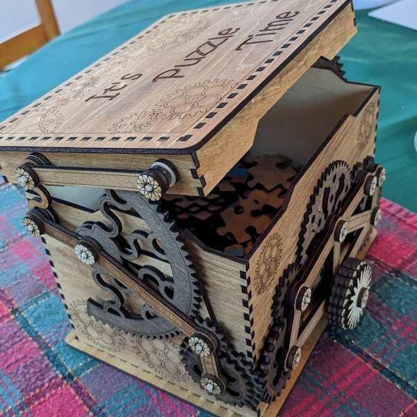 Mechanical Gearbox for Laser Cut / Gear Baul / Decorative Box for Laser ...