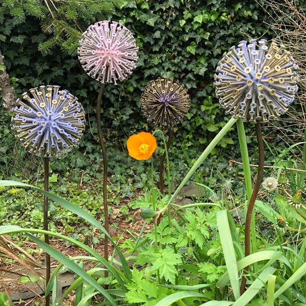 Dandelion Garden Ornaments - Handmade & Unique Gifts for the Garden - Etsy