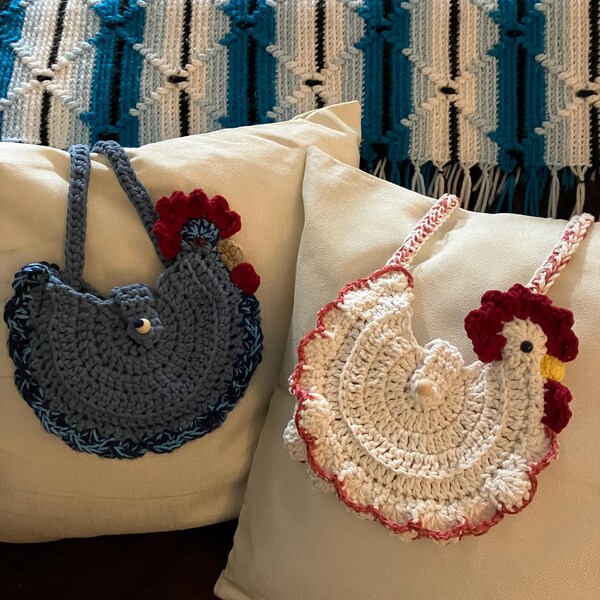 Crochet Chicken Bag Pattern Only U.S Terms - Etsy