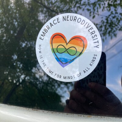Embrace Neurodiversity Sticker - Etsy