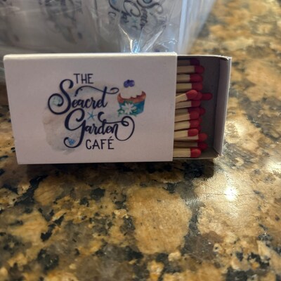 Set of Custom Matchboxes Logo Personalized Matches Wedding Matches ...