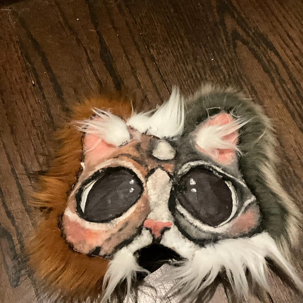 Therian Cat Mask Furry Quadrobics Fursuit Animal Mask - Etsy