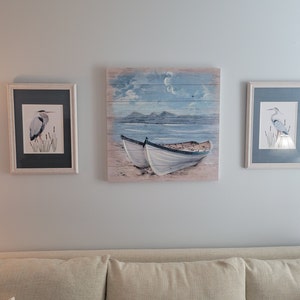 Vintage Indigo Blue Sea Coral Print Set No. 2 Giclee Art - Etsy