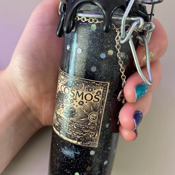 Cosmos Jar | Magical Apothecary Jar | Potion Bottle | Galaxy Potion ...
