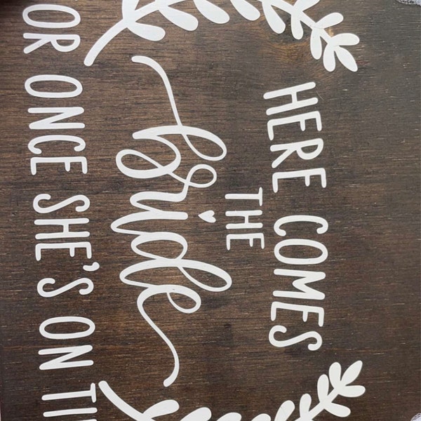 Customized Ring Bearer & Flower Girl Signs, Personalized, Custom ...