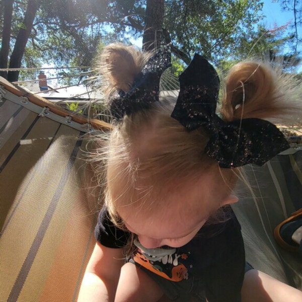 Bat Hair Bows, Faux Leather Bows - Etsy