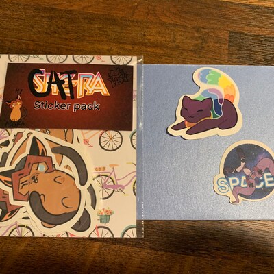 Cat-ra Sticker Pack - Etsy
