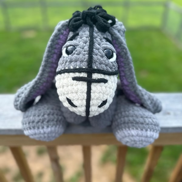 BIG FOOTED Eeyore Crochet PDF Pattern - Etsy