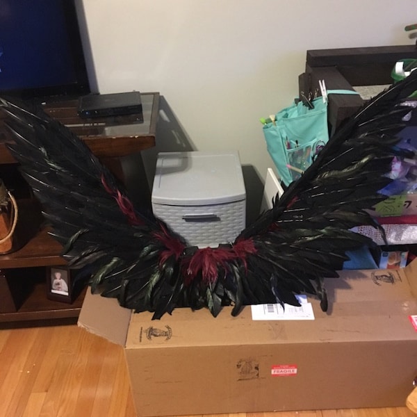 Wearable Feather Angel Wings Costume Cosplay Fairy Bird - Etsy