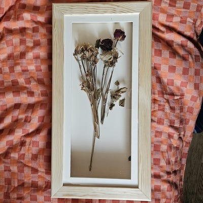 RECTANGLE Pine Wooden Deep Shadow Box Display Frame Choose Size ...