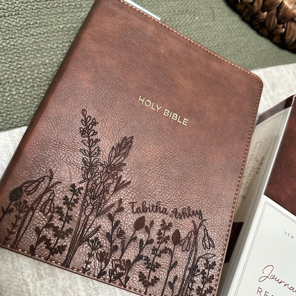 PERSONALIZED CSB Note Taking Bible - Sea Blue - the Grass Withers, the ...