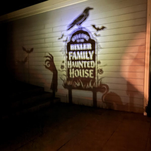 Personalized Halloween Metal Sign With Hands, Custom Gravestone Name ...