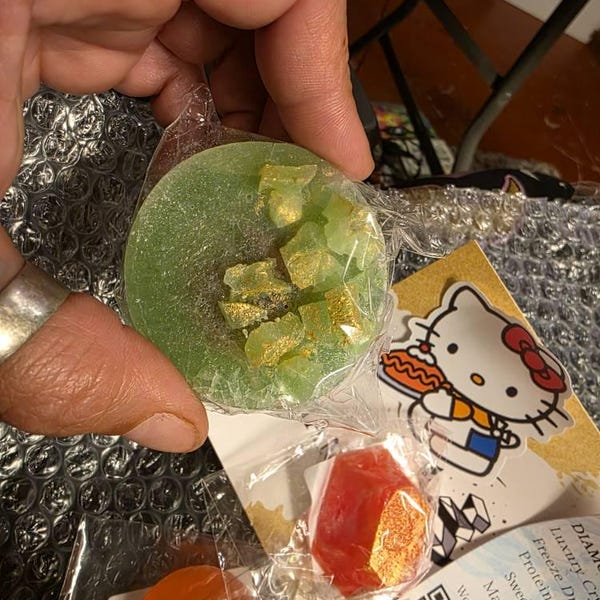 Crystal Candy Percy Jackson Lotus Flower Kohakutou Candy, ASMR Viral ...