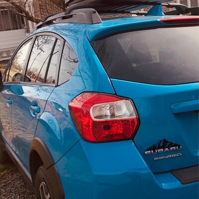 Mountain Badge Decal for Subaru, Decal for Crosstrek, Crosstrek Badge ...