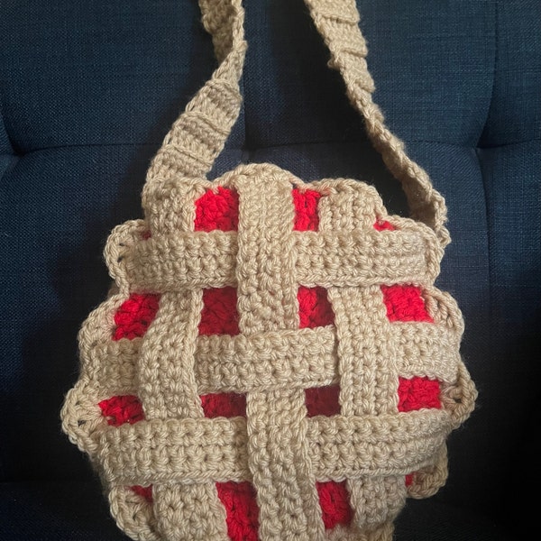 Cherry Pie Purse Crochet Pattern: Cottagecore Bag (instant Download) - Etsy