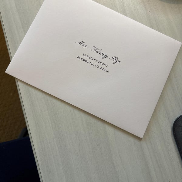 Envelope Addressing & Printing Service for A7 5x7 Invitations, Cards ...