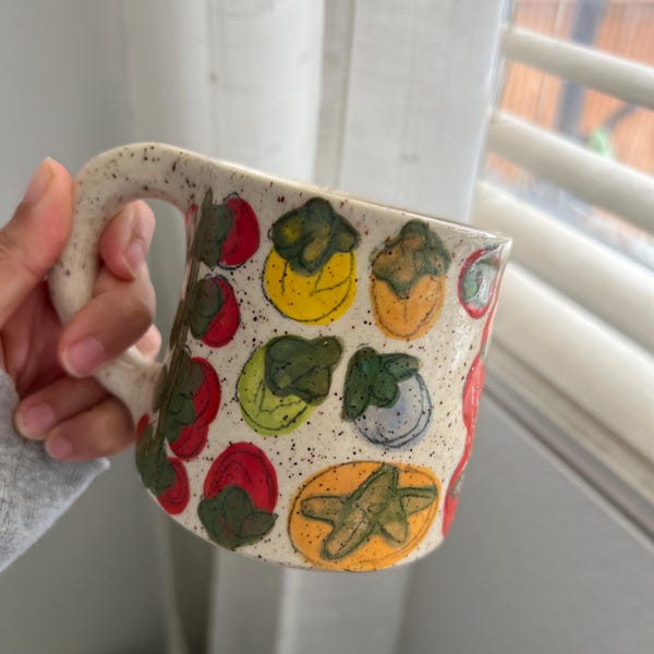 Handmade Tomato Mug Made to Order!! - Etsy