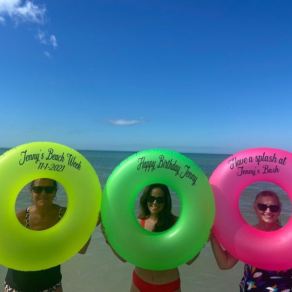 Custom Float Personalized Pool Float, Wedding, Birthday, Graduation ...