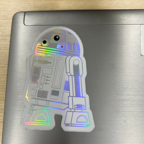 R2D2 Holographic Droid Sticker/ Star Wars Disney Laptop Stickers/mickey ...