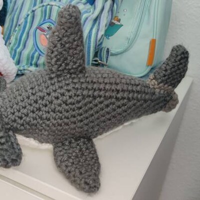 PATTERN: Plush Hector the Hammerhead Shark Pattern Amigurumi Hammerhead ...