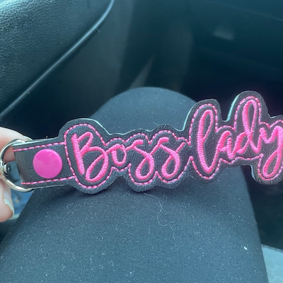 Boss Lady Keychain, Boss Lady Key Chain, Boss Lady Keyring, Boss Lady ...