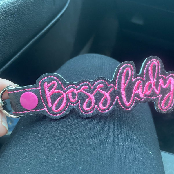 Boss Lady Keychain, Boss Lady Key Chain, Boss Lady Keyring, Boss Lady ...