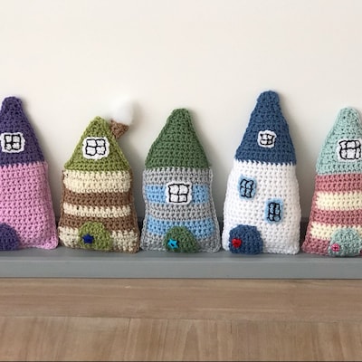 Little Folk House PDF Crochet Pattern Crochet House Crochet Home - Etsy
