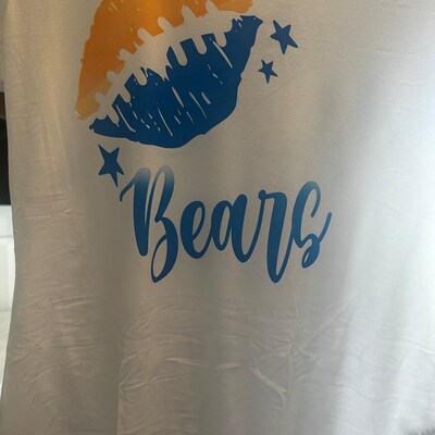 Bears Football Lips Svgbears Svglips Football Svgbears - Etsy