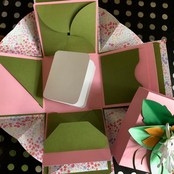 Graduation Exploding Box SVG Digital Download, Grad Gift, Pop-up Card ...