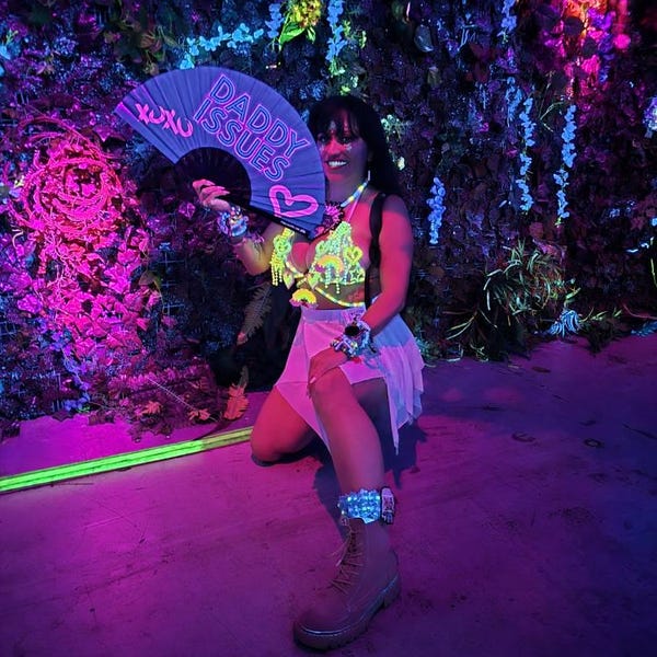Glow in the Dark Rainbow Kandi Charm Bra,festival Outfit,rave Outfit ...