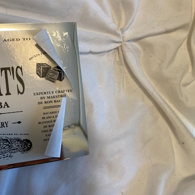 EDIT YOUR OWN Personalised Bacardi Rum Bottle Label to Fit 700ml / 1 ...