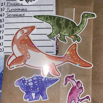 Aceflux Pride Stickers Shark, Dog, Cat Designs Holographic Sticker for ...