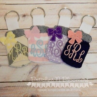 DIGITAL ITEM Mason Jar Key Fob AND Snap Tab Keychain Bow - Etsy