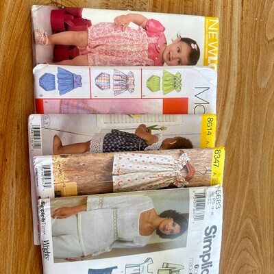 Uncut Simplicity Sewing Pattern 1453 Child's Dress, Top, Pants or ...