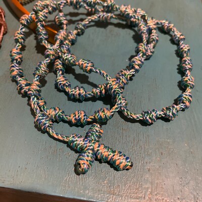 Handmade Twine Rosary, Knotted Rosary, Rope Rosary, Cord Rosary - Etsy