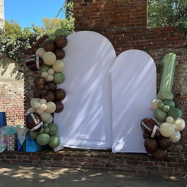 Football First Birthday Balloon Garland Kit, Birthday Arch, Sports Baby ...