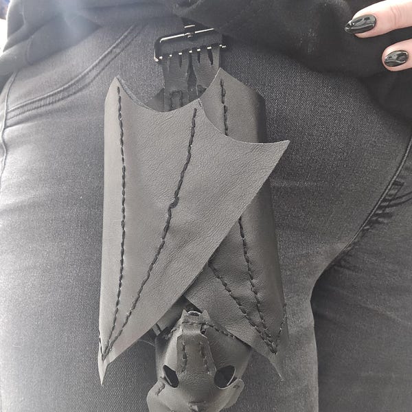 PDF Pattern Leather Bat Coin Purse - Etsy
