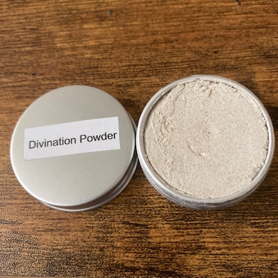 Divination Powder 1 Oz. or .5 Oz. Tin, Clarity, Wicca, Witchcraft ...