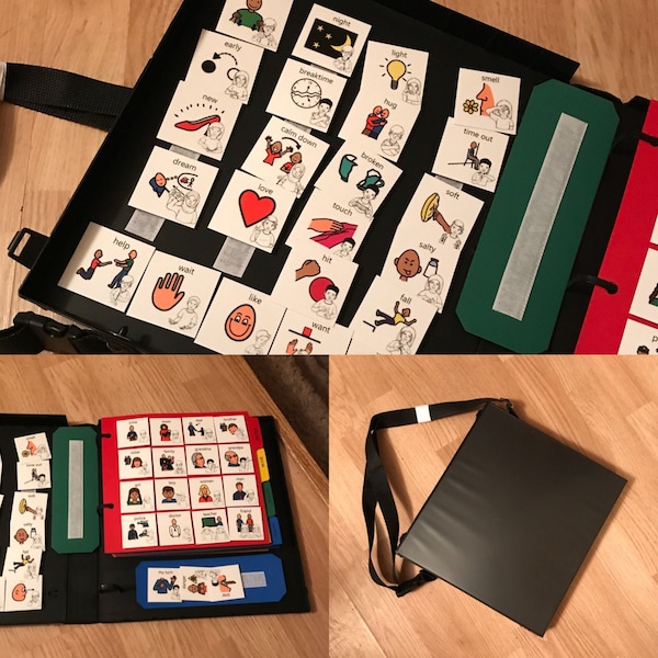 My Communicaid 1 Communication Book 215 Cards Bilingual English Spanish ...