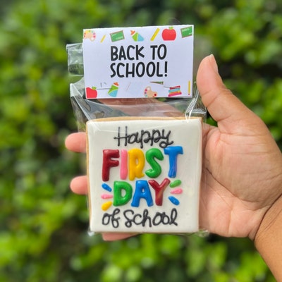 Printable Bag Topper Back to School 3 WIDE BAG - Etsy